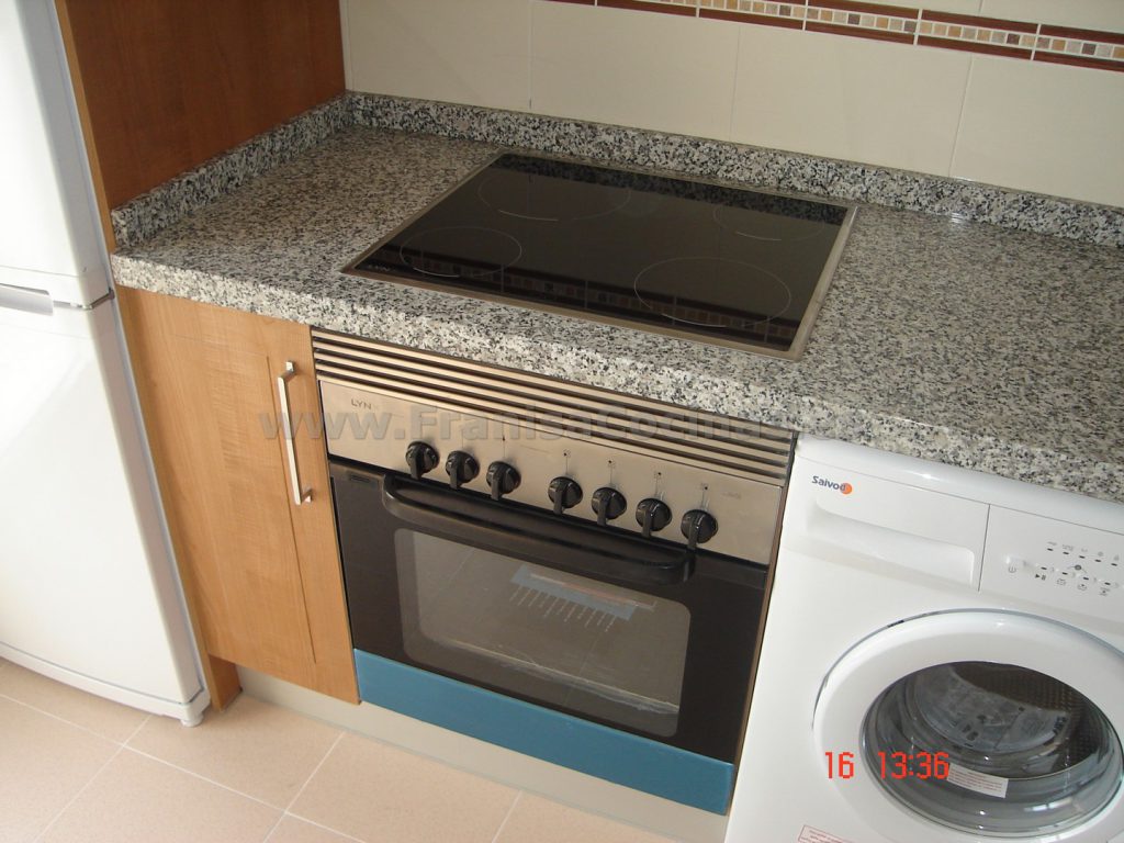 Muebles de cocina polilaminada maple oscuro - FRANISA Muebles de cocina ...